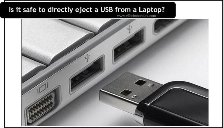 Is it Safe to Remove a USB Drive Without Ejecting it?