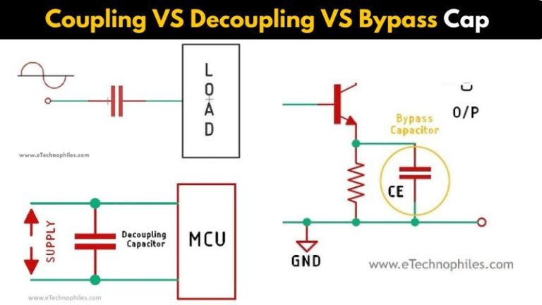Coupling VS Decoupling VS Bypass Capacitor in Electronic Circuits